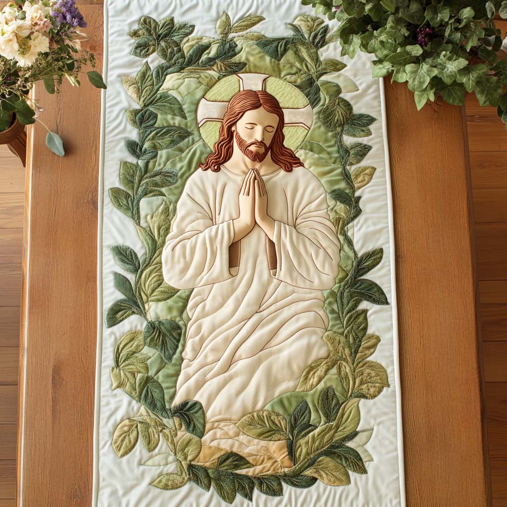Holy Devotion Quilted Table Runner NCU0NT8075 – Vantique