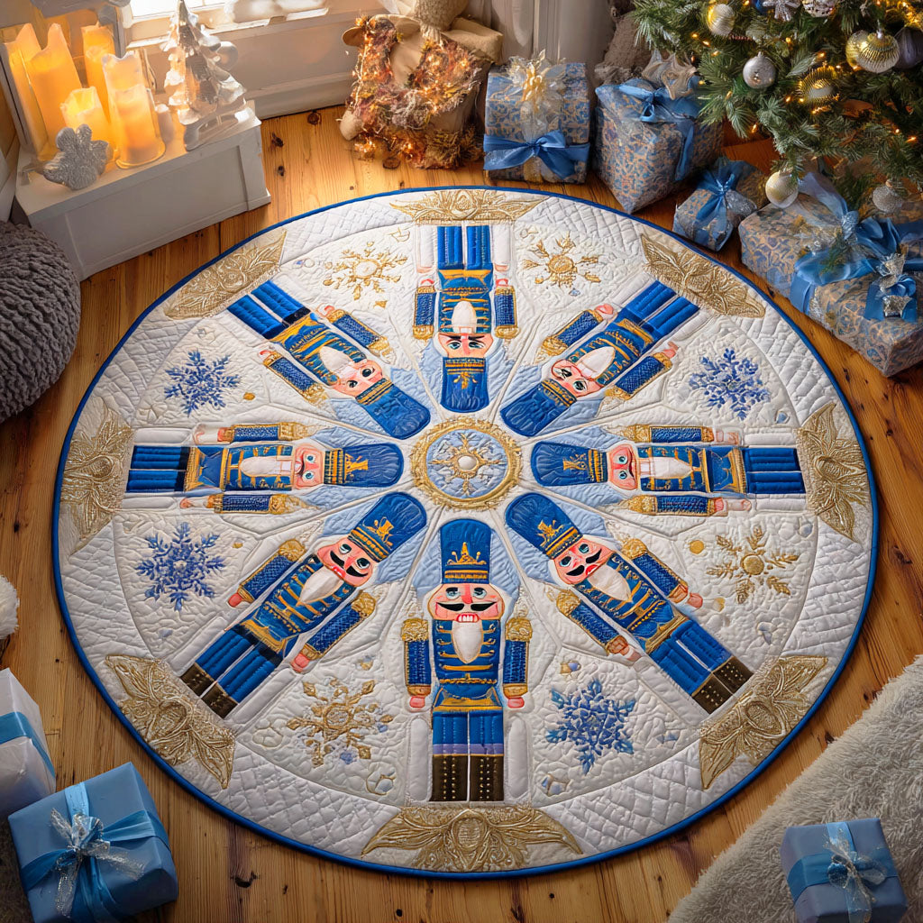 Nutcracker Guard Quilted Round Mat NCU0TD821 – Vantique