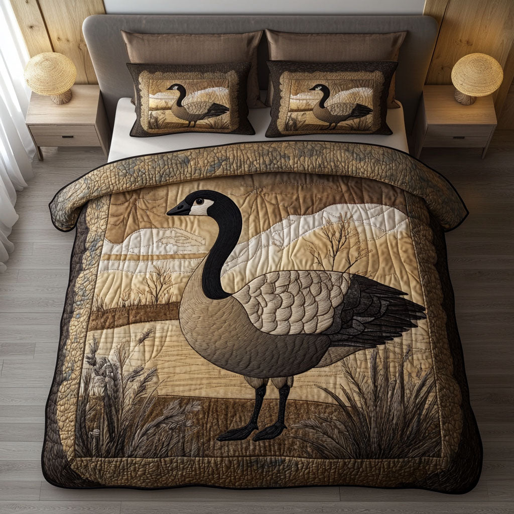 Vintage Elegance 3-Piece Quilted Bedding Set NCU0NT3168 – Vantique