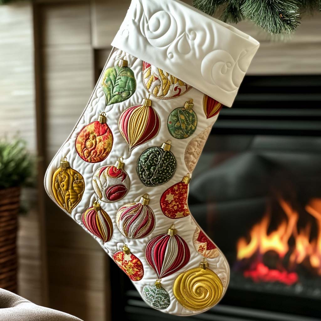 Yuletide Charm Quilted Christmas Stocking NCU0NT1630 – Vantique