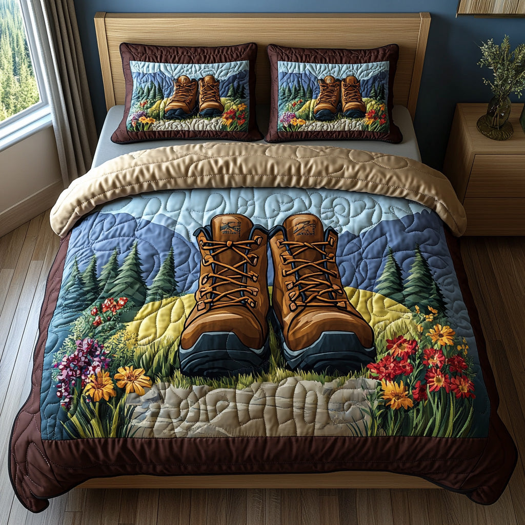 Alpine Echo 3-Piece Quilted Bedding Set NCU0DV7809 – Vantique