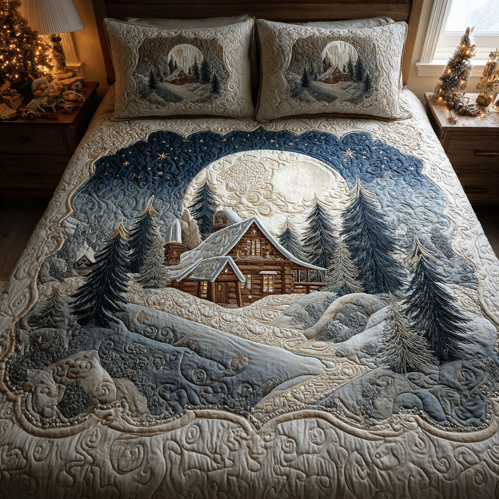 Alpine Glow 3-Piece Quilted Bedding Set NCU0DV8321 – Vantique