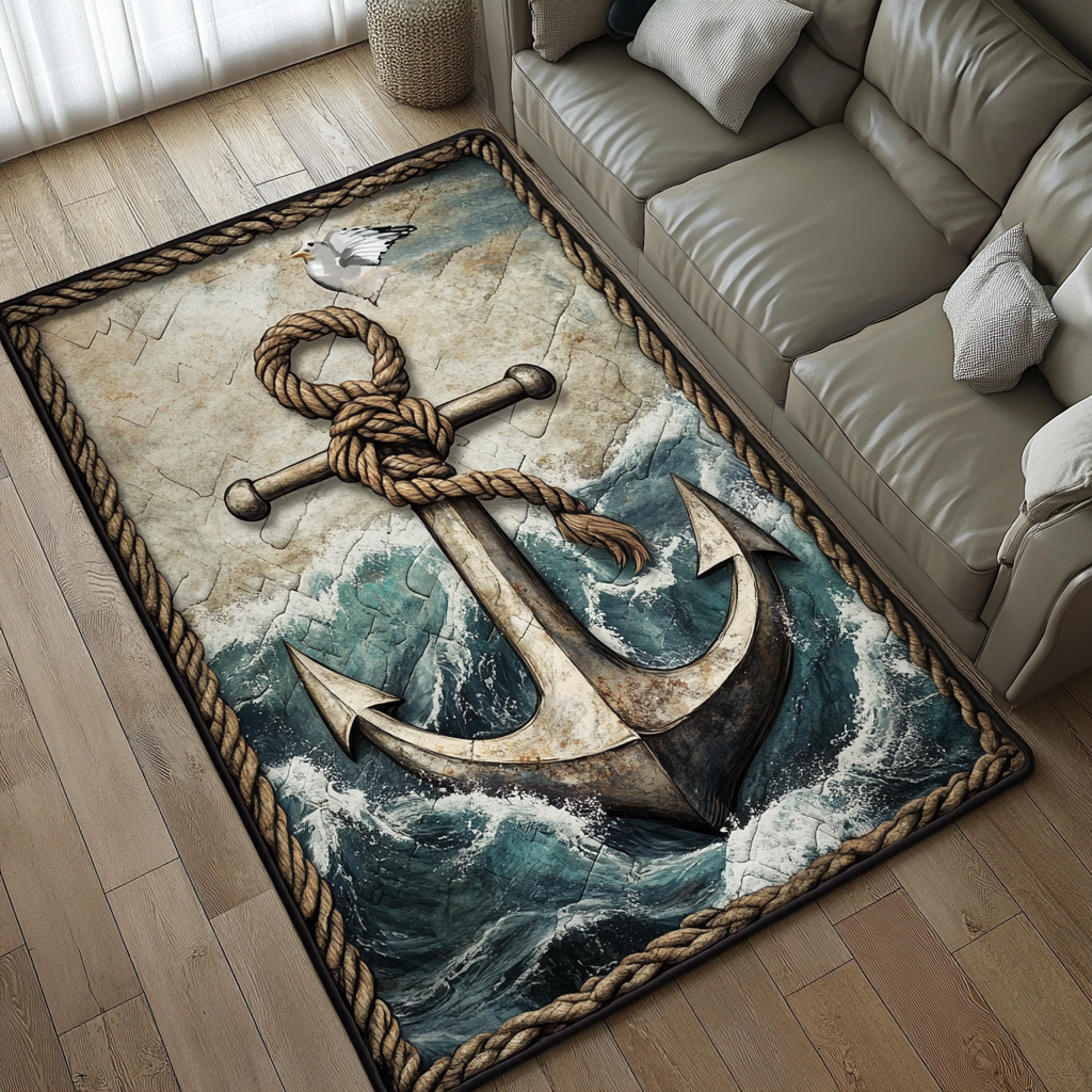 Anchor Dream Area Rug NCU0DK10589 – Vantique