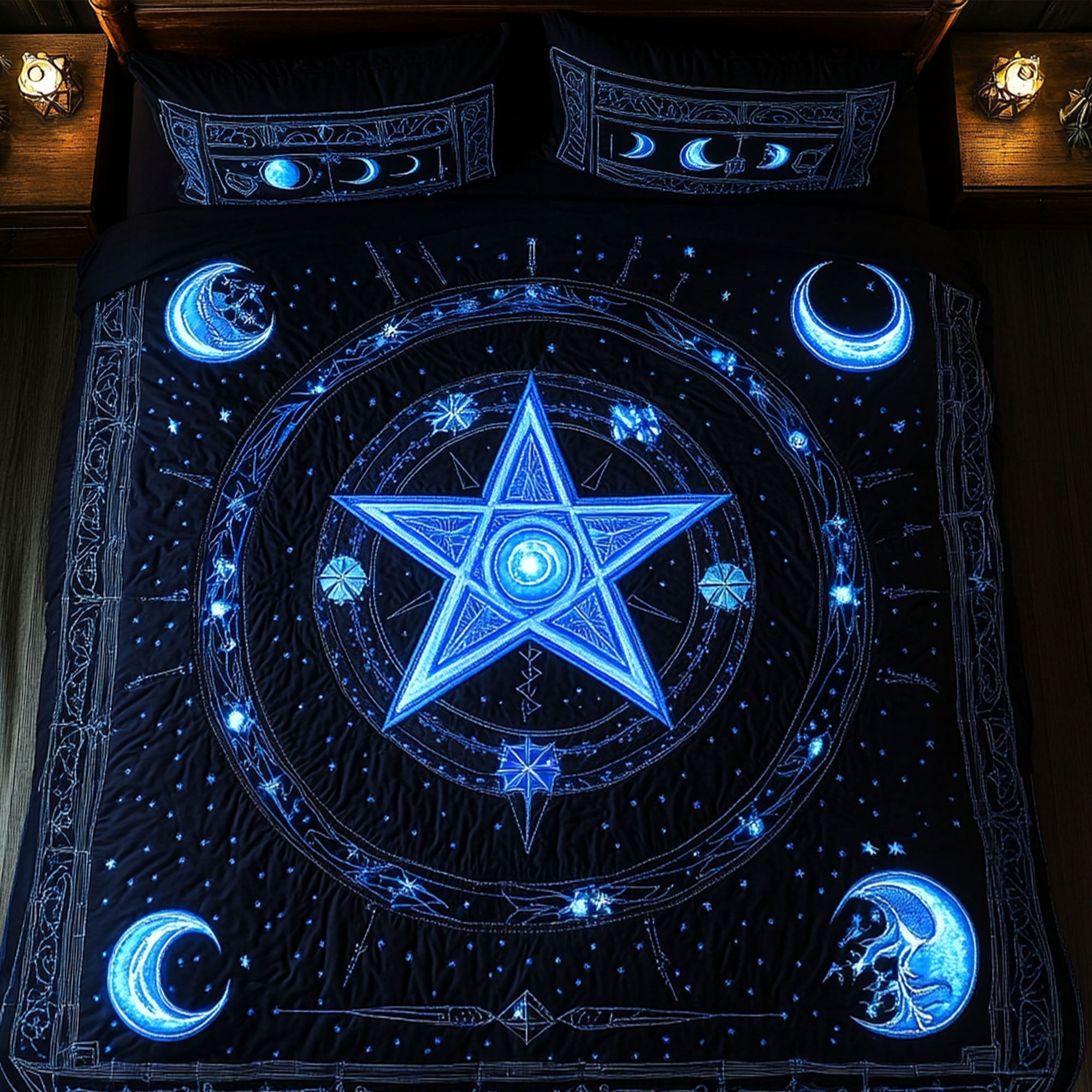 Arcane Star 3-Piece Quilted Bedding Set NCU0PT3295 – Vantique