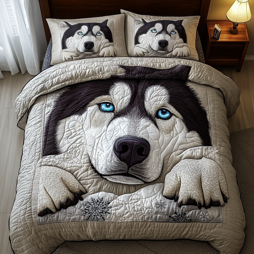 Arctic Trail 3-Piece Quilted Bedding Set NCU0DV2463 – Vantique
