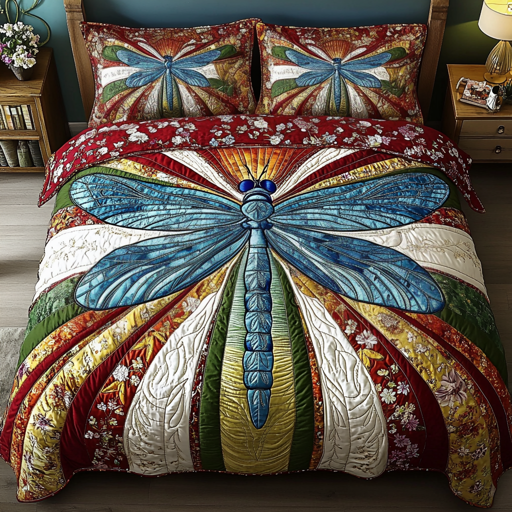 Aurora Flyer 3-Piece Quilted Bedding Set NCU0DV2818 – Vantique