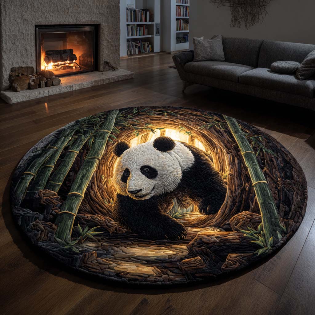 Bamboo Spirit Quilted Round Mat NCU0XD1077 – Vantique