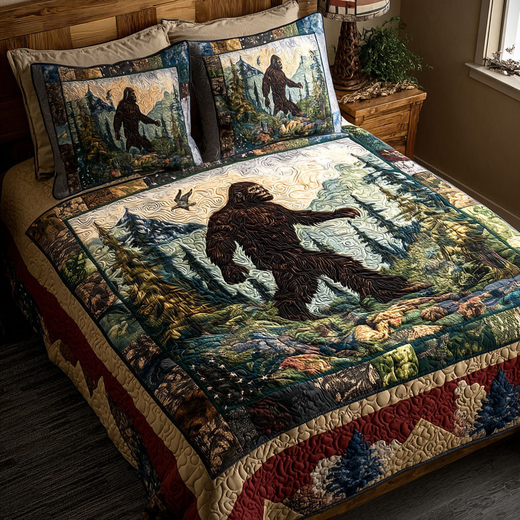 Bigfoot Trailblazer 3-Piece Quilted Bedding Set NCU0PT7721 – Vantique