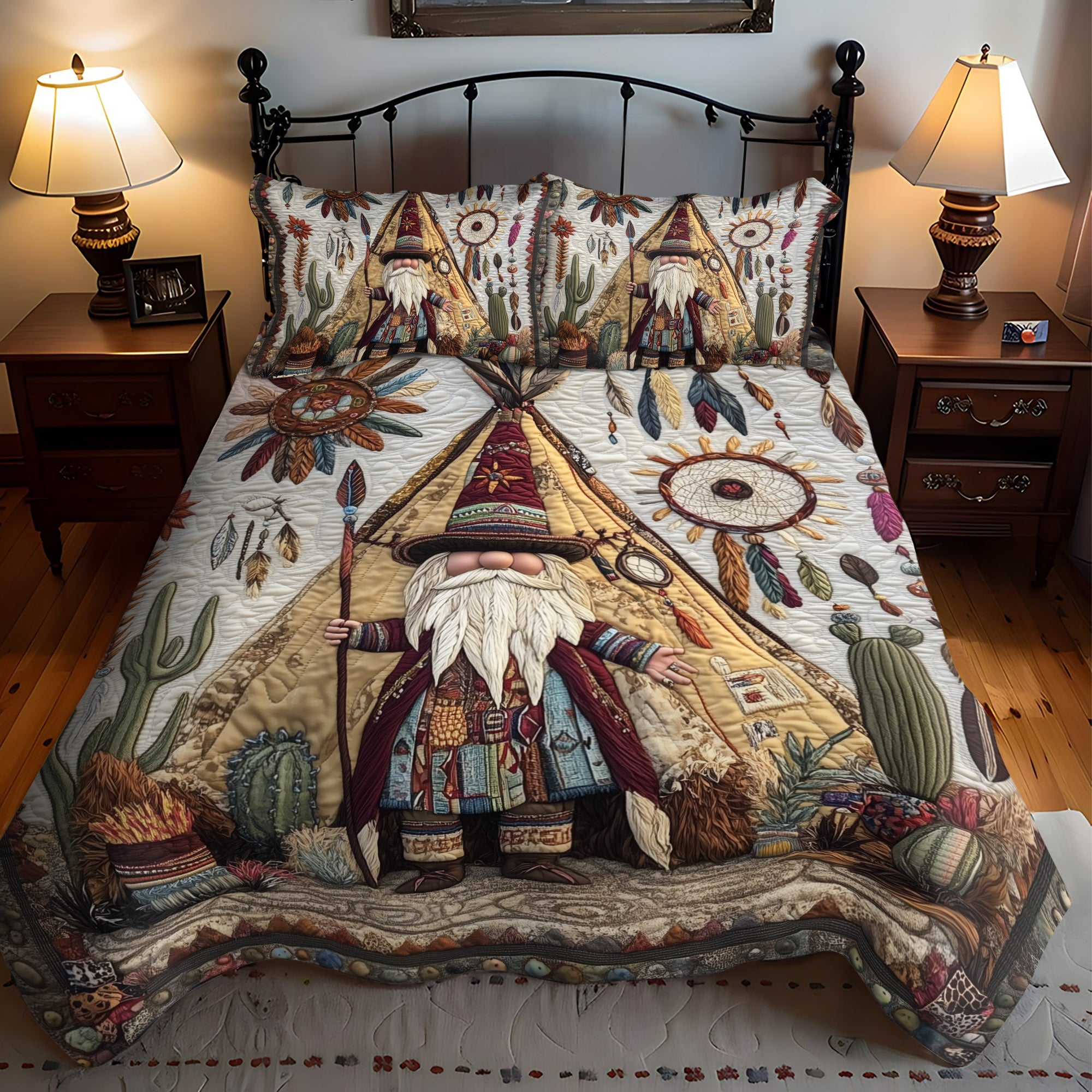 Brave Twig 3-Piece Quilted Bedding Set NCU0PT2761 – Vantique