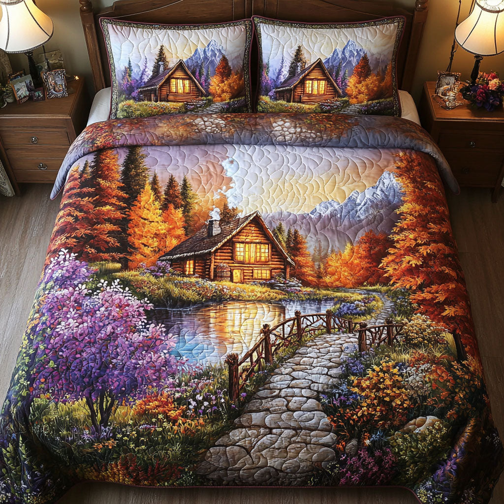 Bridge to Cabin 3-Piece Quilted Bedding Set NCU0NT5161 – Vantique