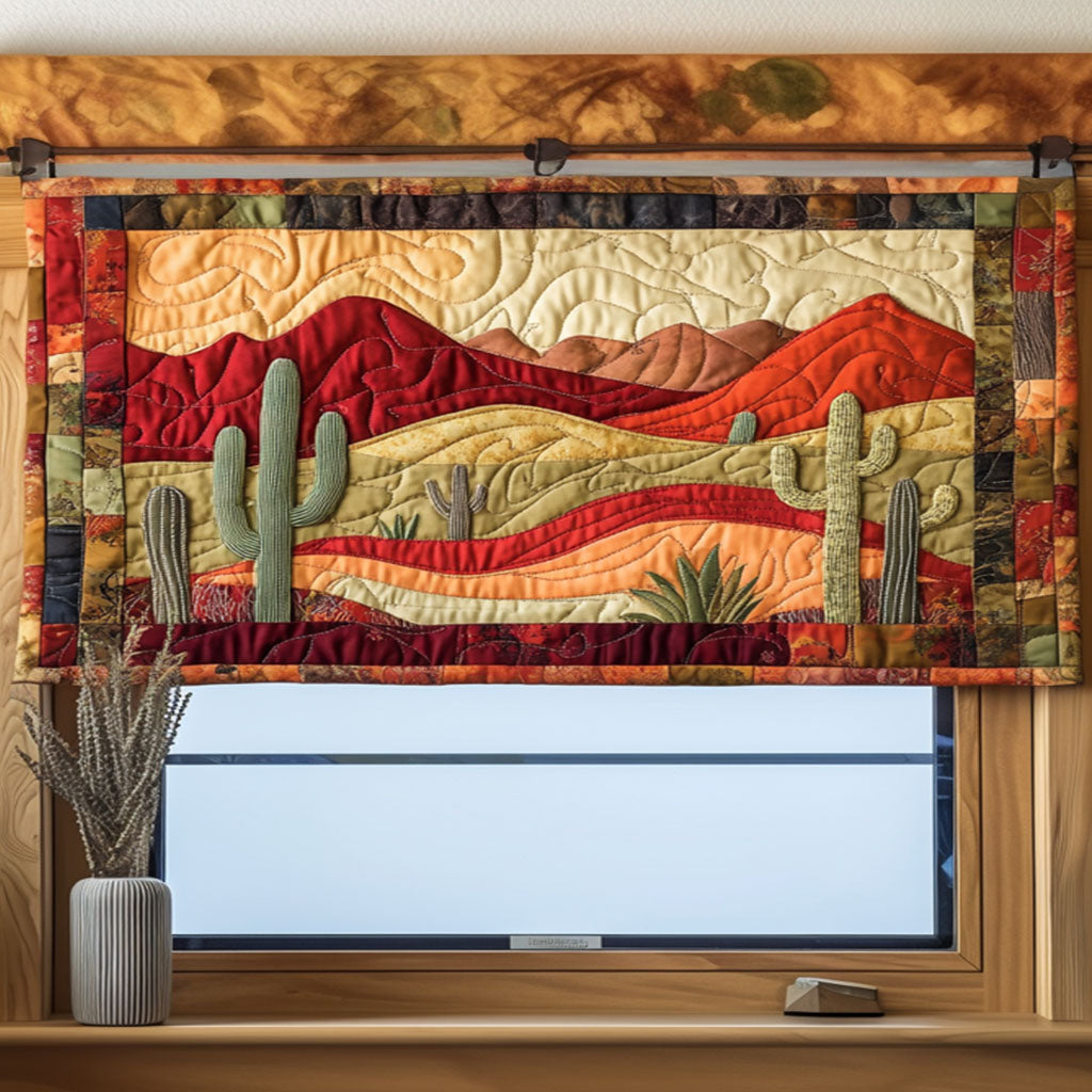Cactus Valley Quilted Valance NCU0NT4262 – Vantique