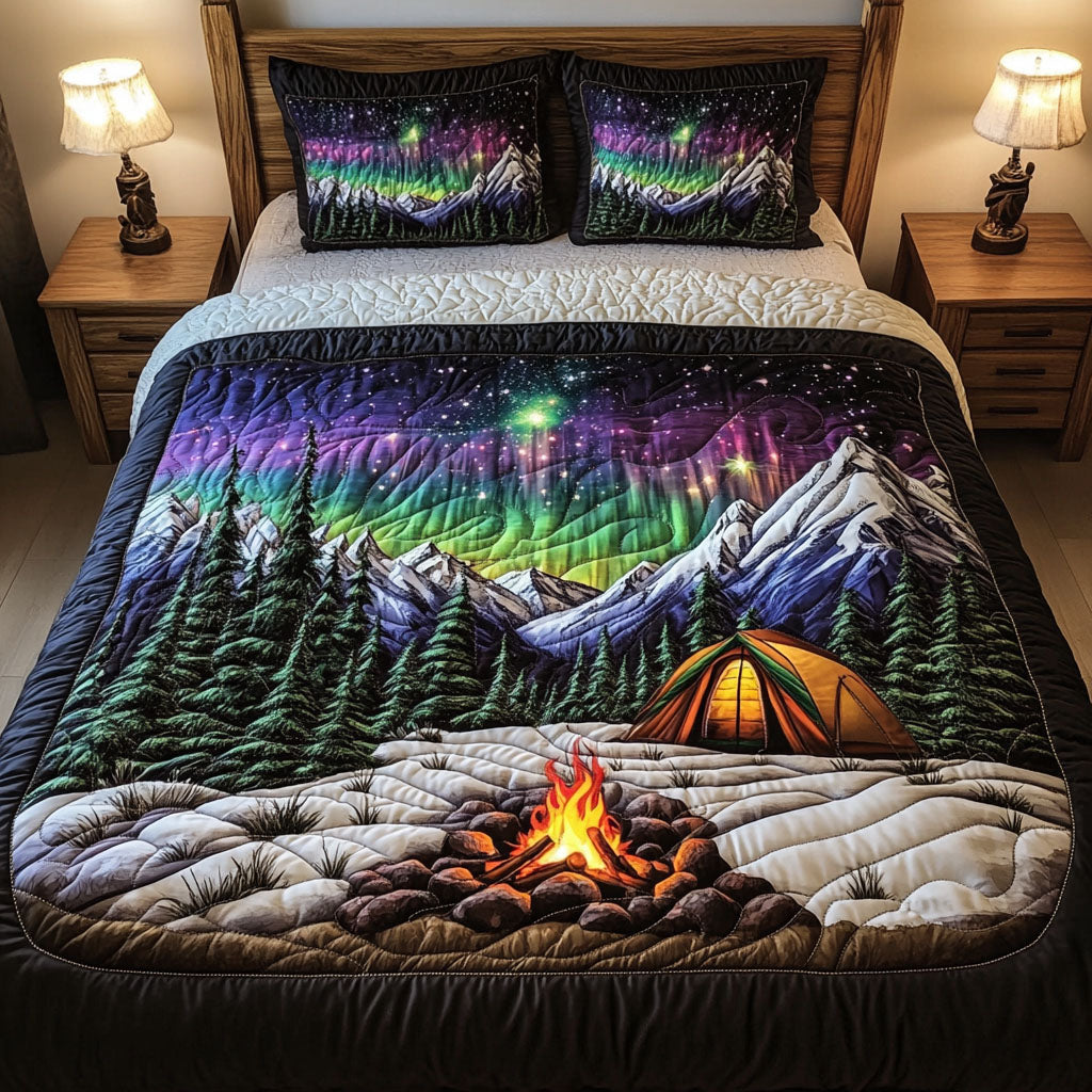 Campfire Dreams 3-Piece Quilted Bedding Set NCU0NT5771 – Vantique