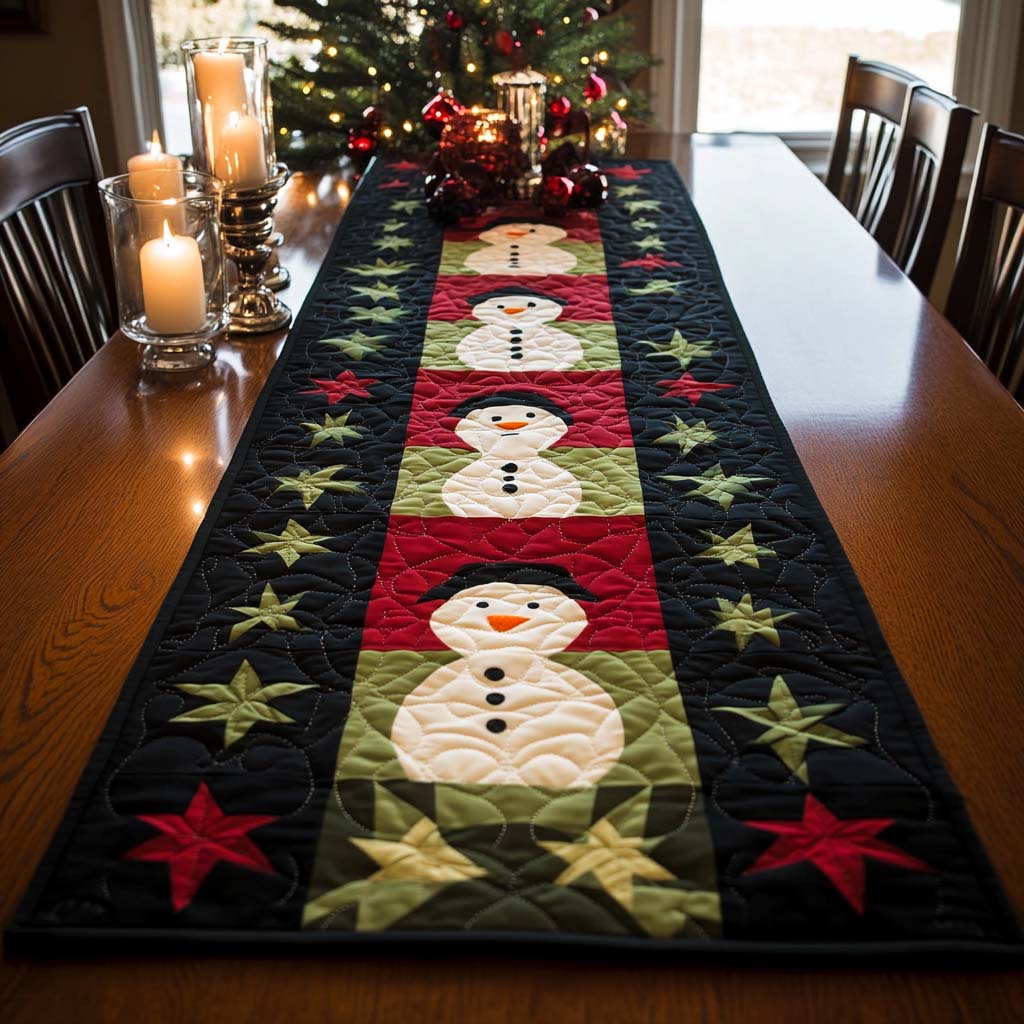 Candy Cane Bliss Quilted Table Runner NCU0NT636 – Vantique