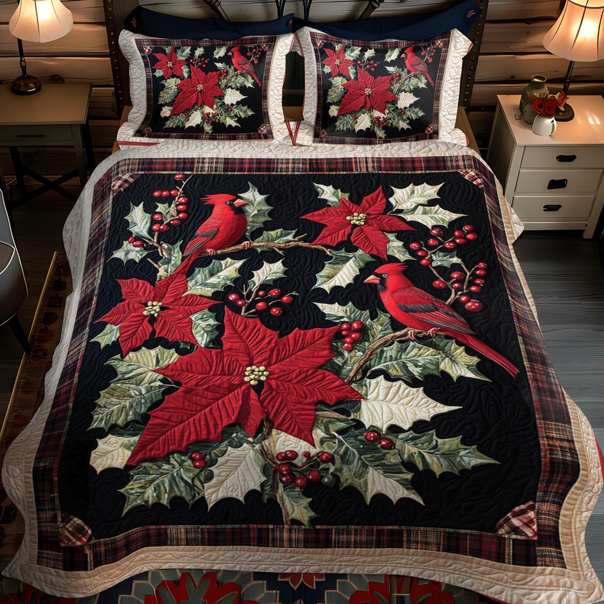 Cardinal Comfort Quilted Bedding Set NCU0VH032 – Vantique