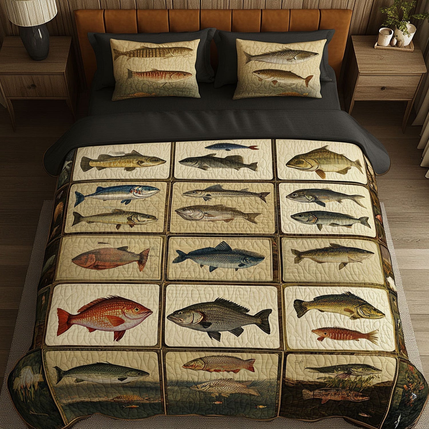 Cast in Color 3-Piece Quilted Bedding Set NCU0PT5540 – Vantique