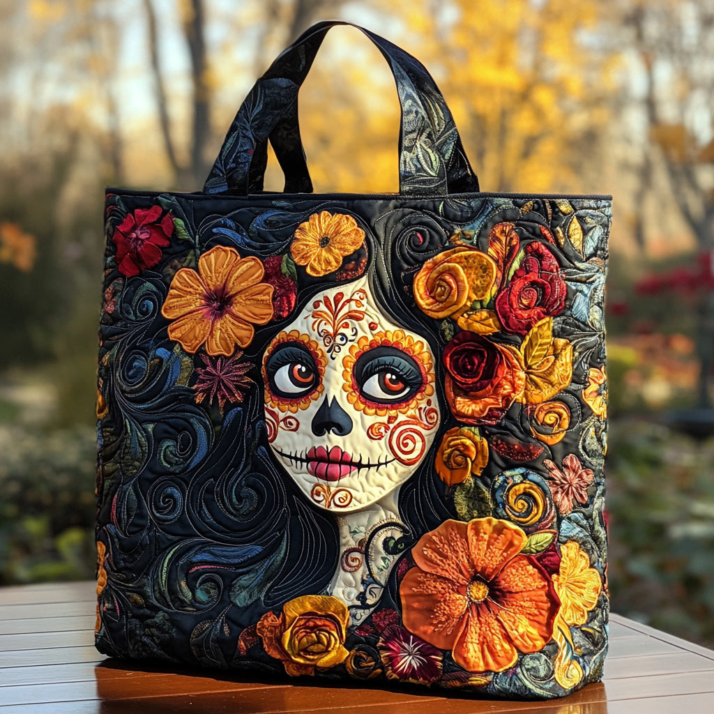 Catrina Garden Quilted Tote Bag NCU0DV7344 – Vantique