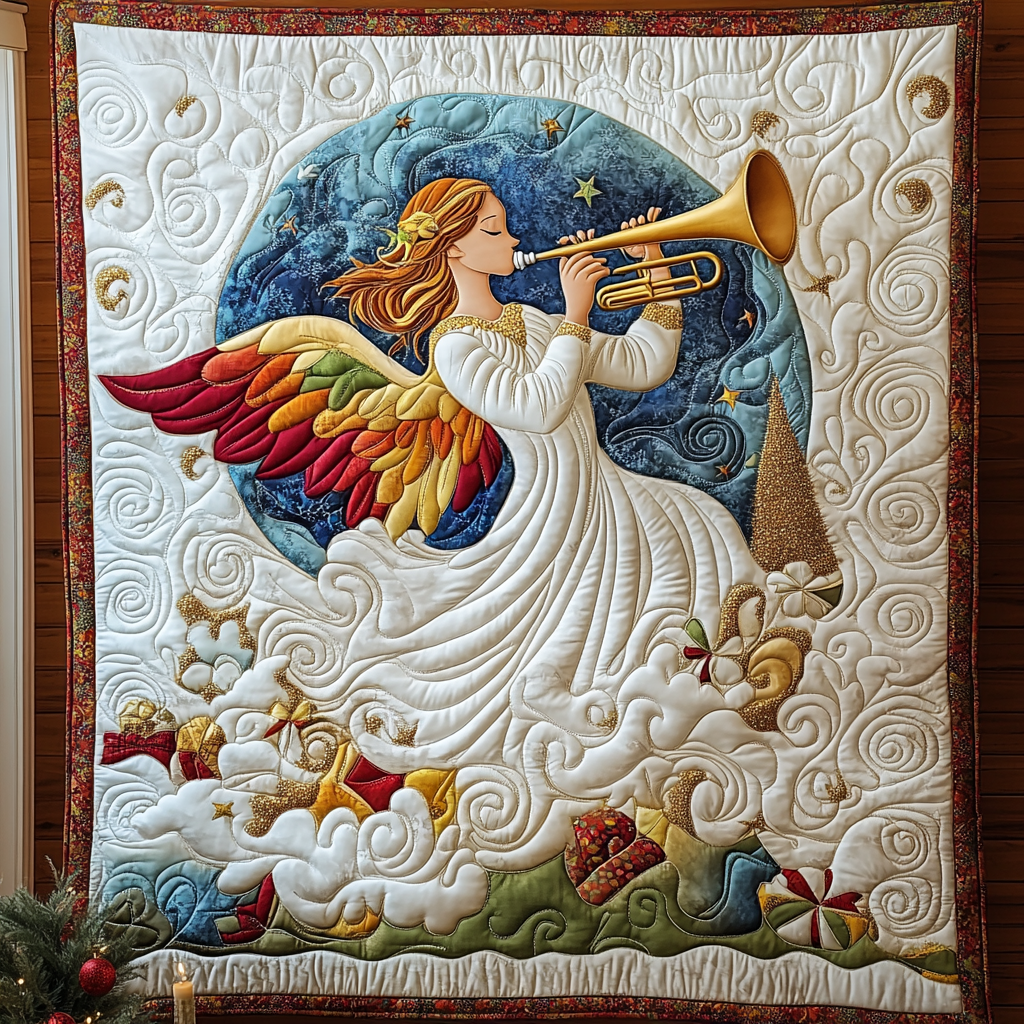 Celestial Angel Quilted Blanket NCU0TL2136 – Vantique
