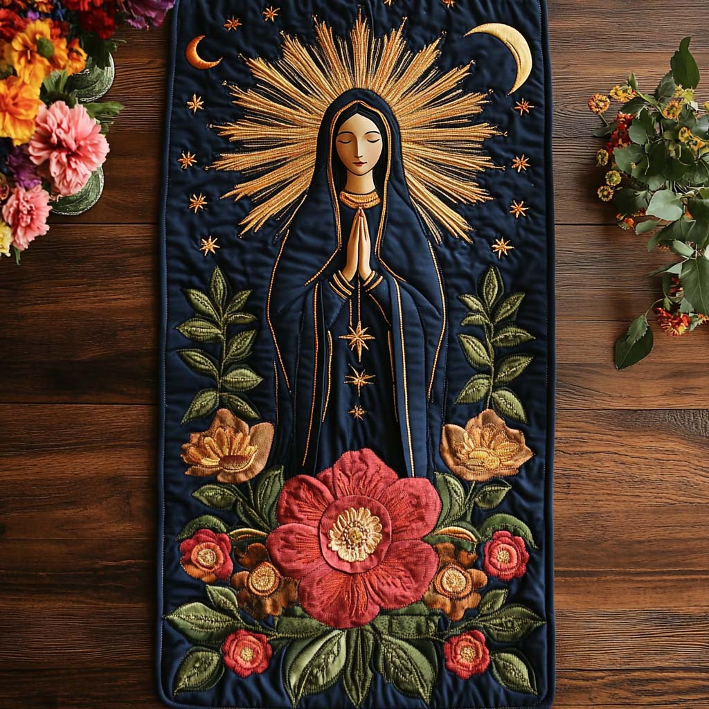 Celestial Radiance Quilted Table Runner NCU0NT7913 – Vantique