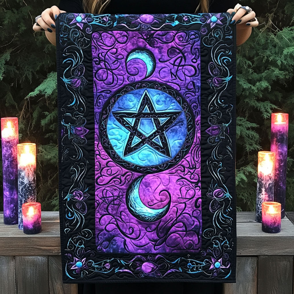 Celestial Wicca Glow Quilted Table Runner NCU0PT3354 – Vantique