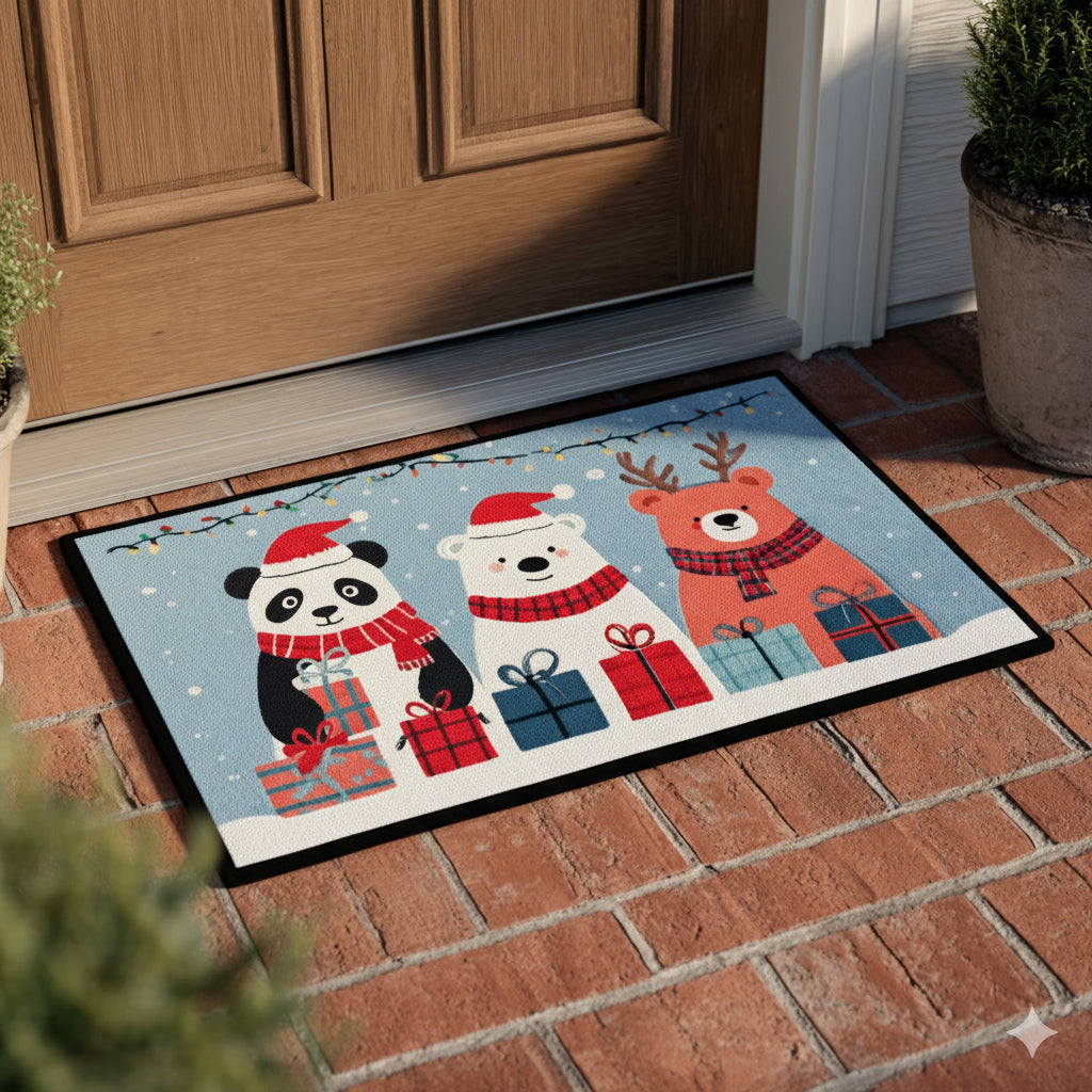 Charming Bear Trio Doormat NCU0HH896 – Vantique