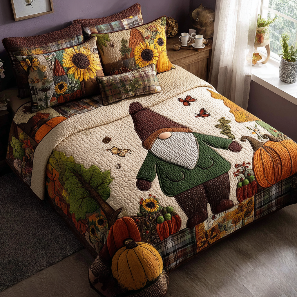 Cornucopia Crew 3-Piece Quilted Bedding Set NCU0PT8548 – Vantique