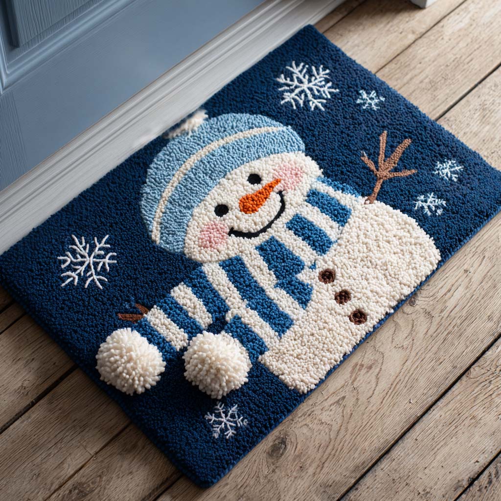 Cute Snowman Doormat NCU0NT10776 – Vantique