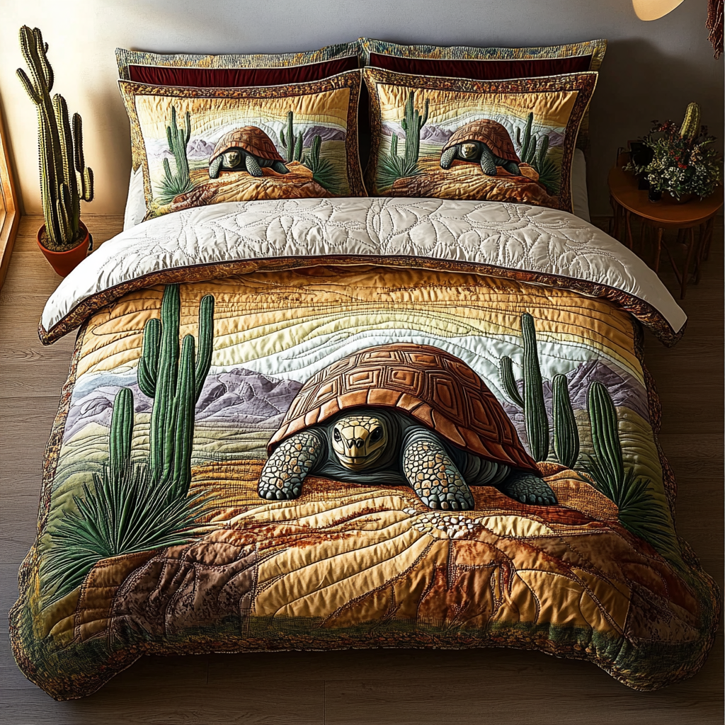 Desert Wanderer 3-Piece Quilted Bedding Set NCU0DK6956 – Vantique