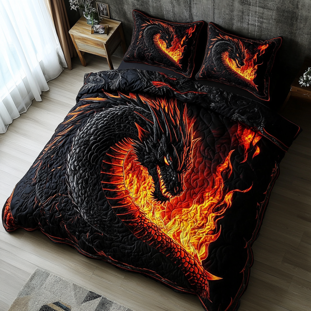 Dragon Quest 3-Piece Quilted Bedding Set NCU0DK8049 – Vantique