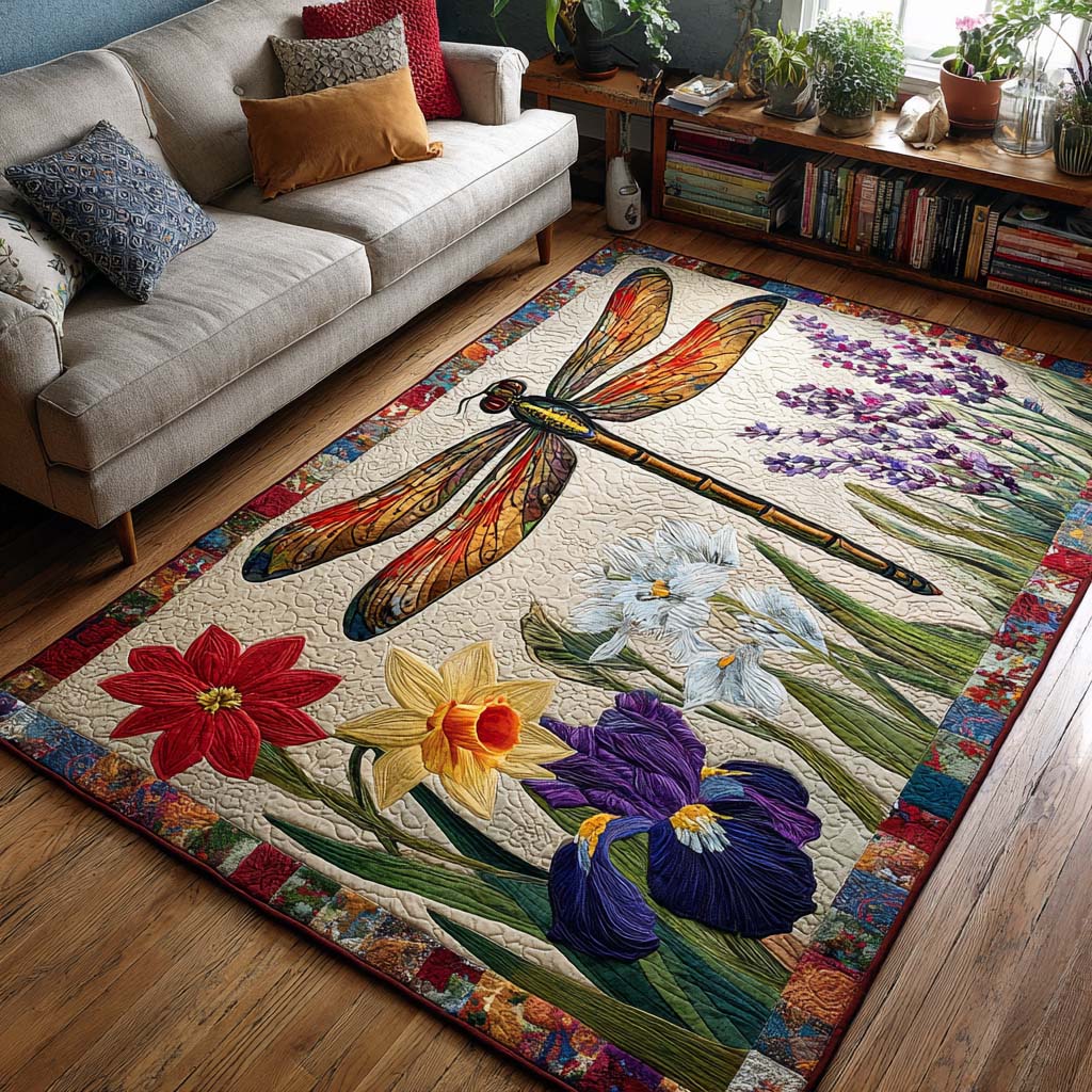 Dragonfly Garden Area Rug NCU0NT10413 – Vantique