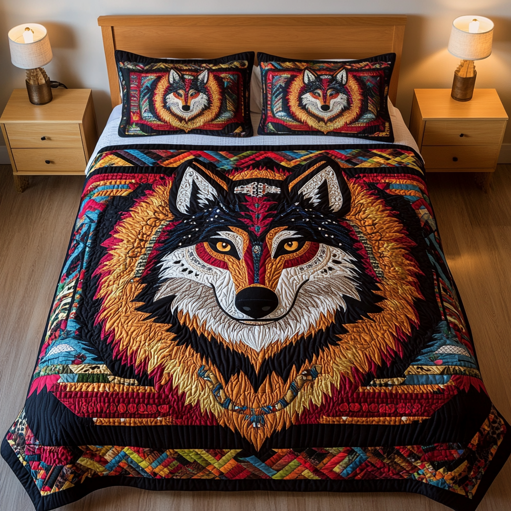 Echo of the Wild 3-Piece Quilted Bedding Set NCU0DK2116 – Vantique