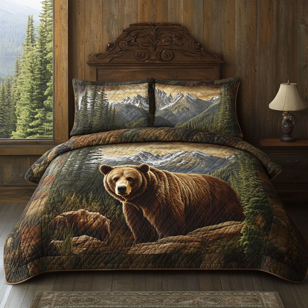 Echo of the Wild 3-Piece Quilted Bedding Set NCU0PT3445 – Vantique