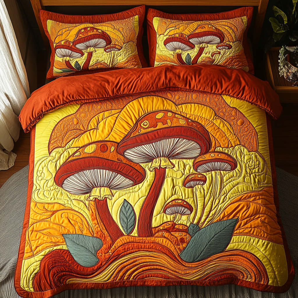 Enchanted Cap 3-Piece Quilted Bedding Set NCU0DK4666 – Vantique