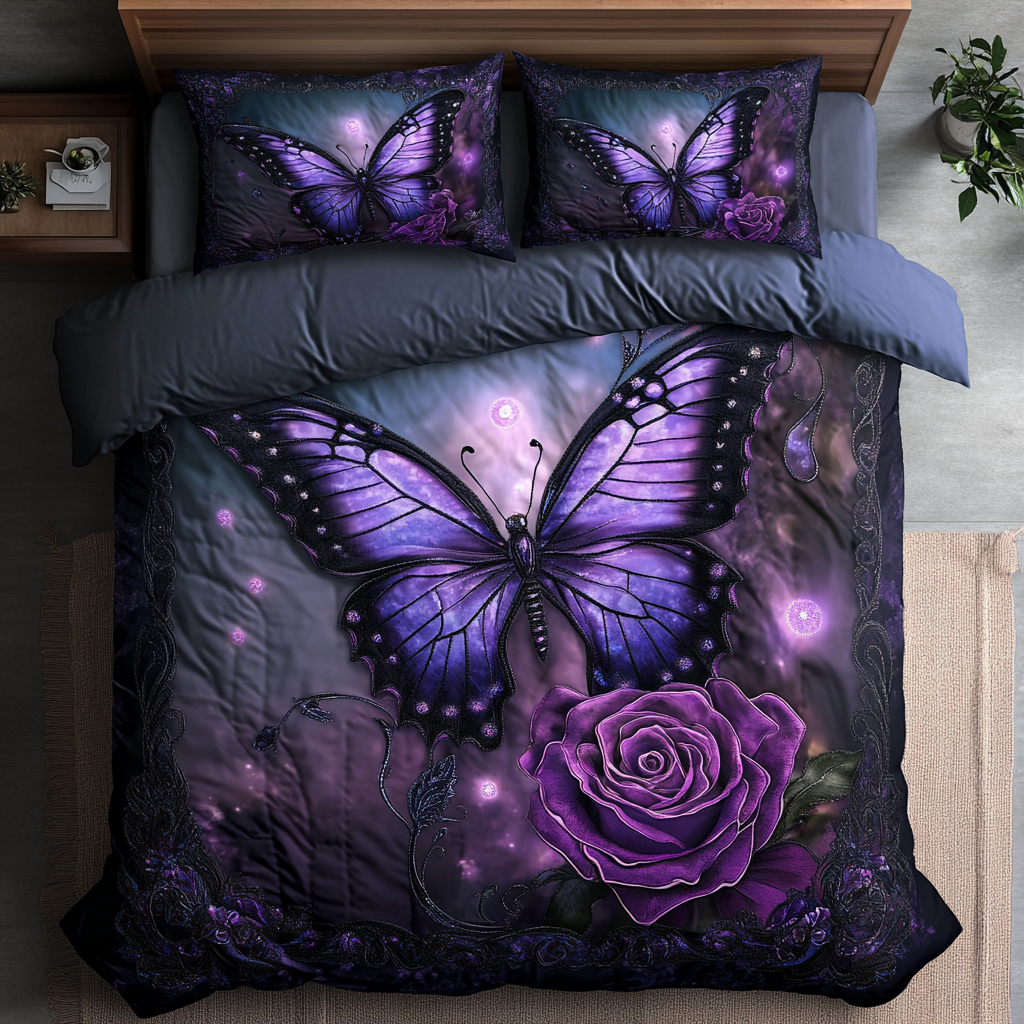 Ethereal Flight 3-Piece Quilted Bedding Set NCU0DK4269 – Vantique