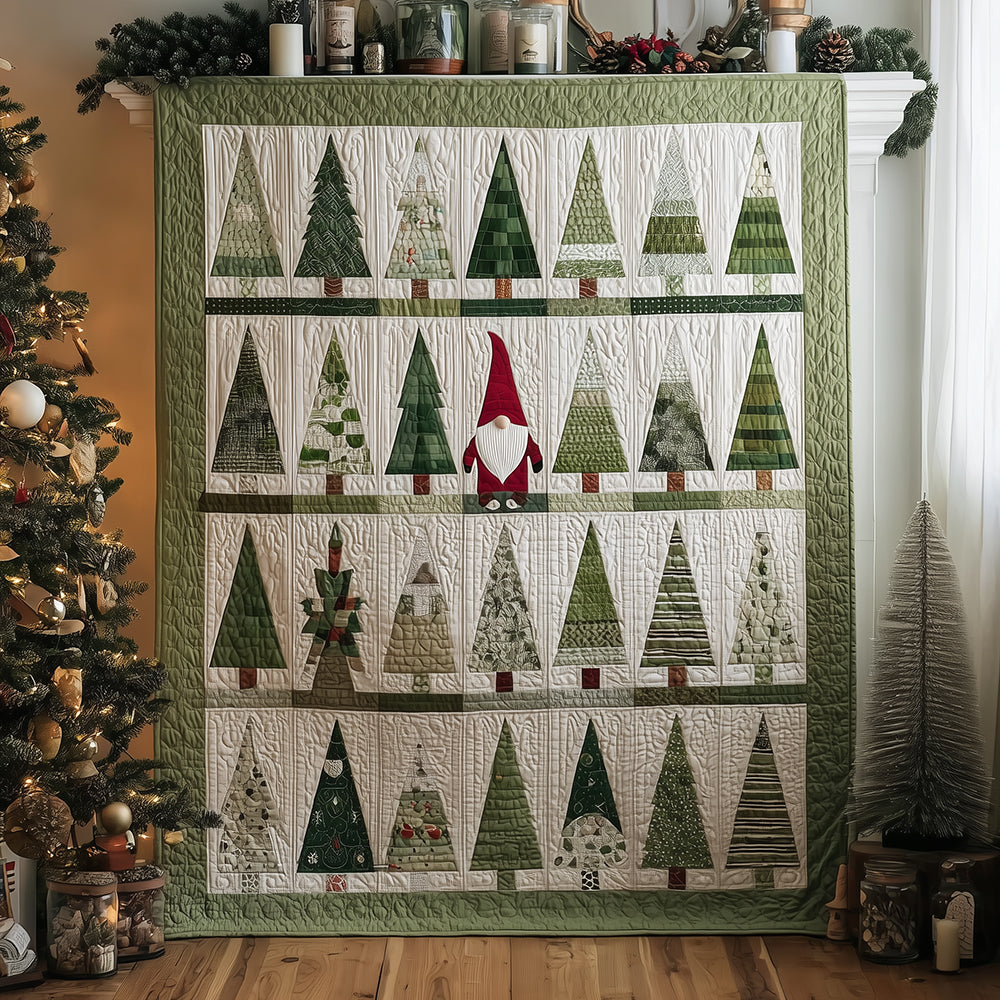 Evergreen Charm Quilted Blanket NCU0TH3496 – Vantique