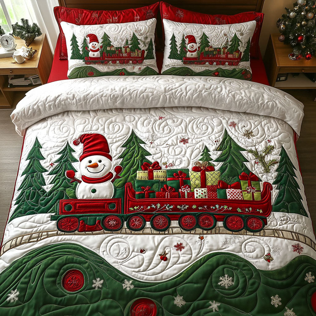 Evergreen Express 3-Piece Quilted Bedding Set NCU0PT9122 – Vantique