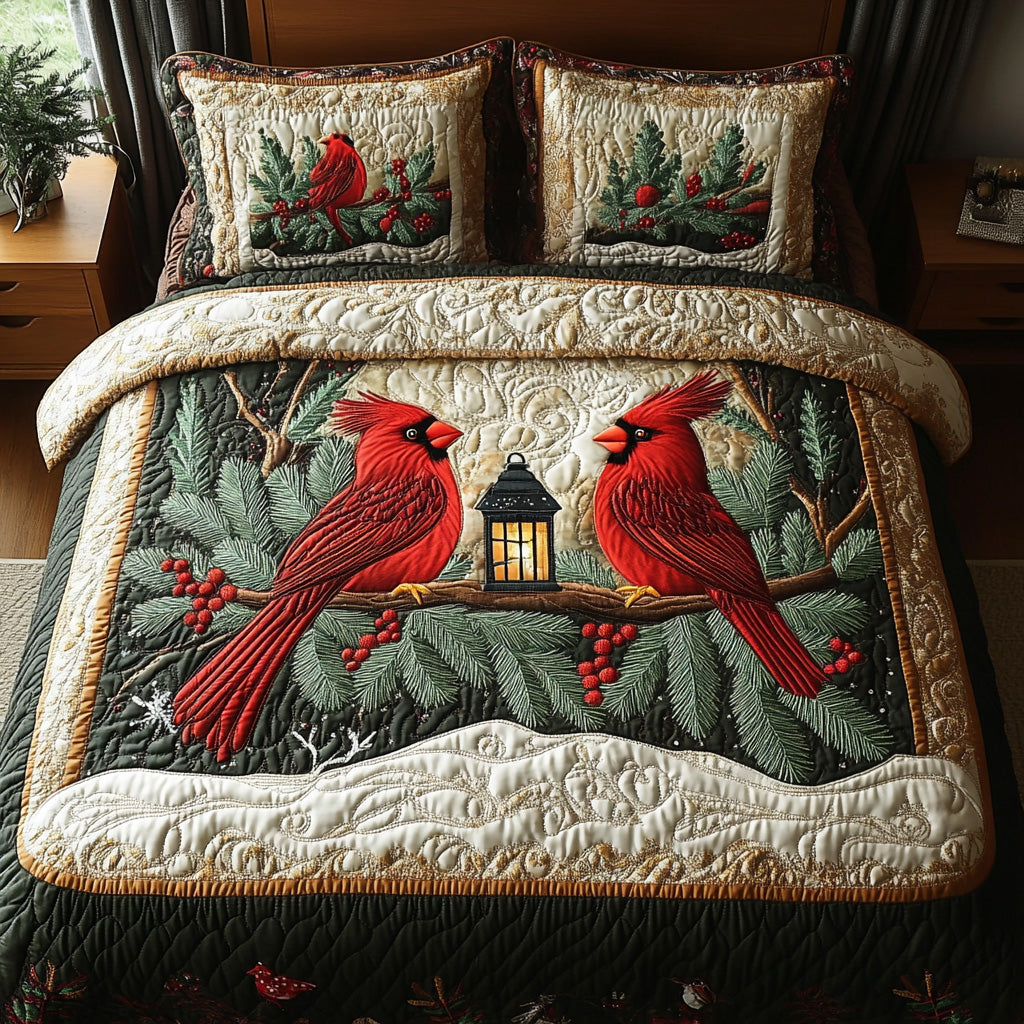 Evergreen Pair 3-Piece Quilted Bedding Set NCU0DV7377 – Vantique