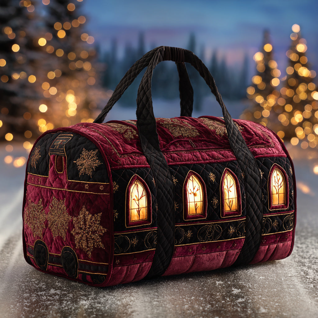 Express Christmas Train Quilted Duffle Bag NCU0HH613 – Vantique