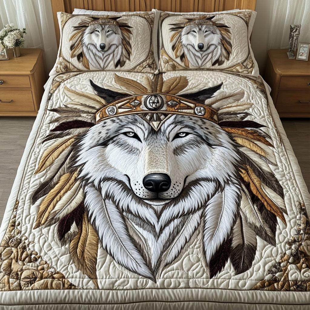 Feathered Guardian 3-Piece Quilted Bedding Set NCU0NT2550 – Vantique