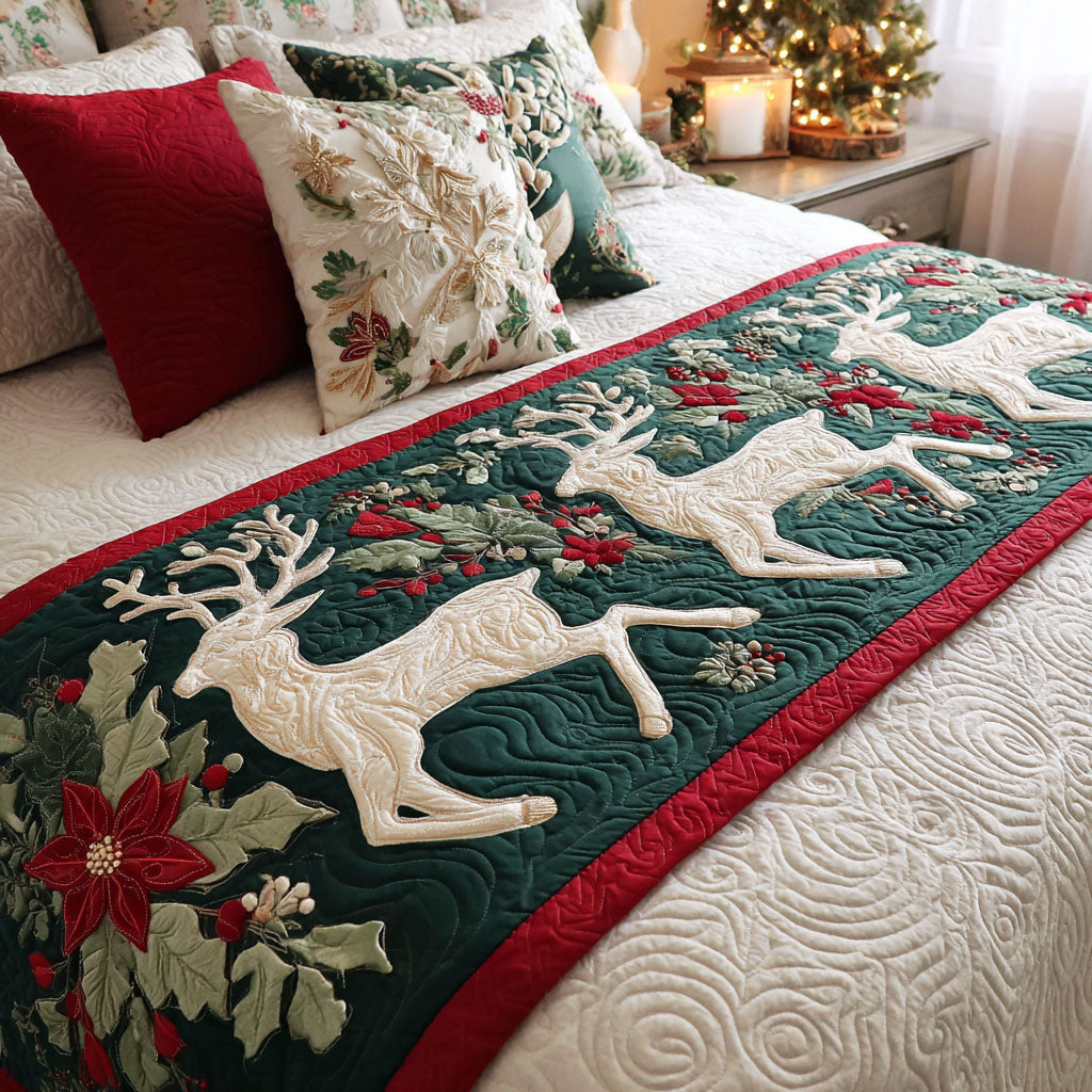Festive Gallop Quilted Bed Runner NCU0TV1244 – Vantique