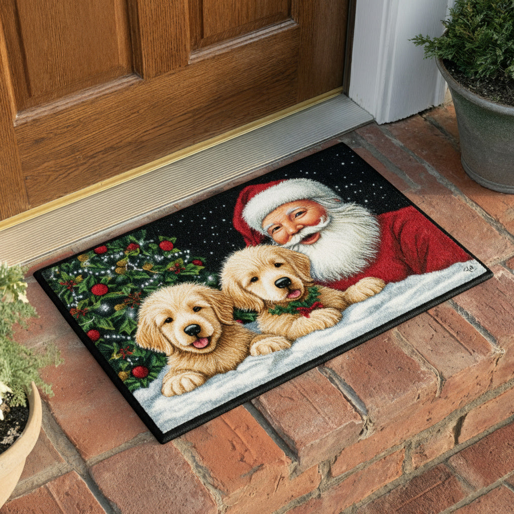 Festive Santa Claus Doormat NCU0HH625 – Vantique