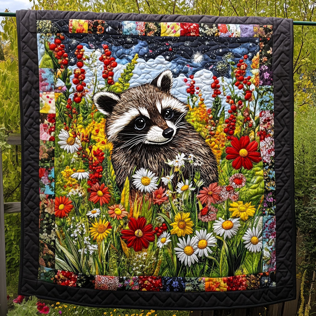 Forest Bandit Quilted Blanket NCU0PT622 – Vantique