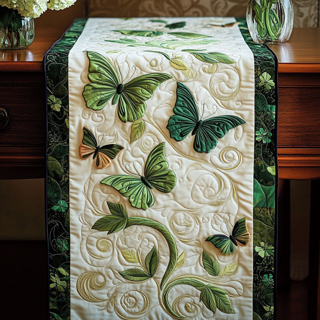 Forest Flutter Quilted Table Runner NCU0NT4132 – Vantique