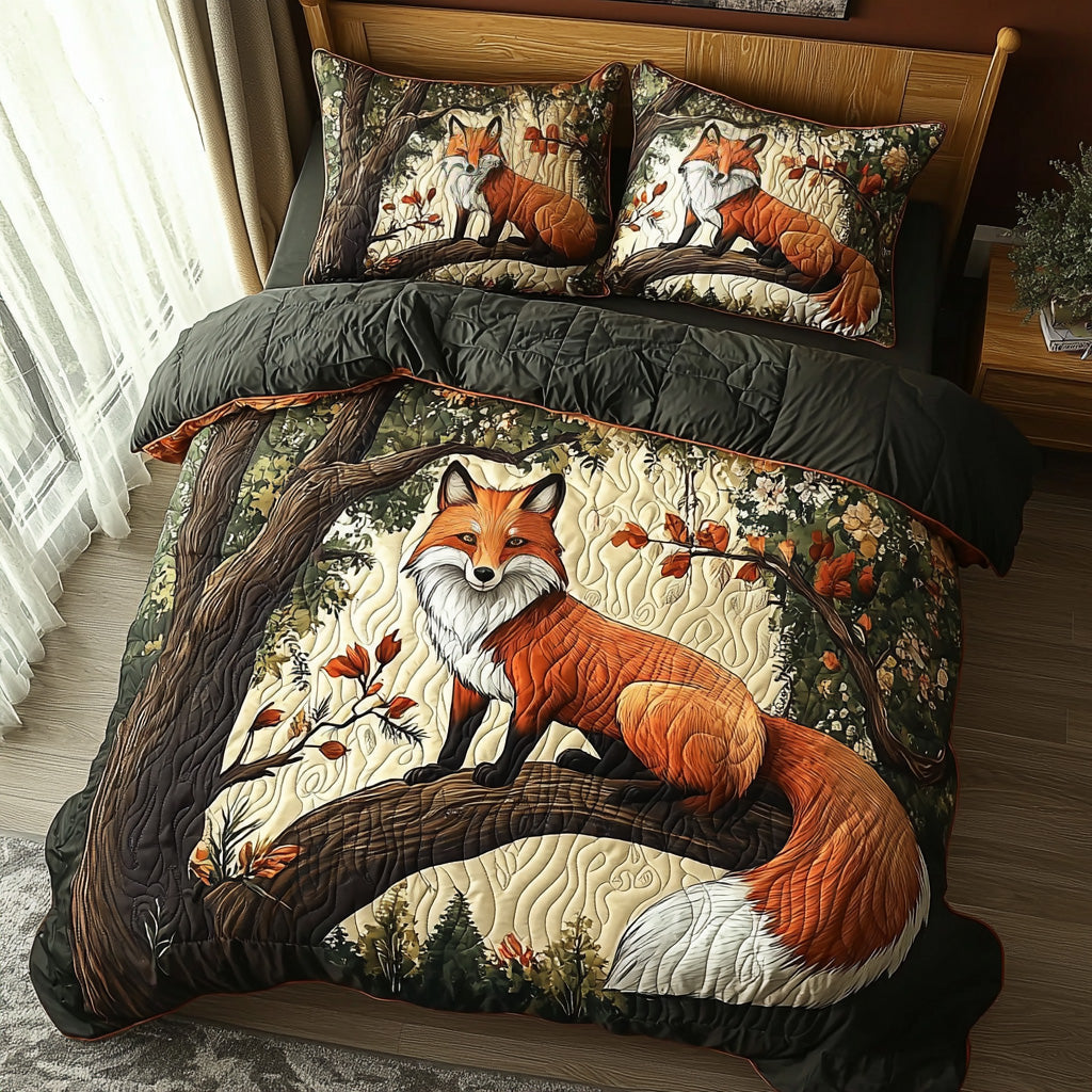 Fox Haven 3-Piece Quilted Bedding Set NCU0DV6761 – Vantique