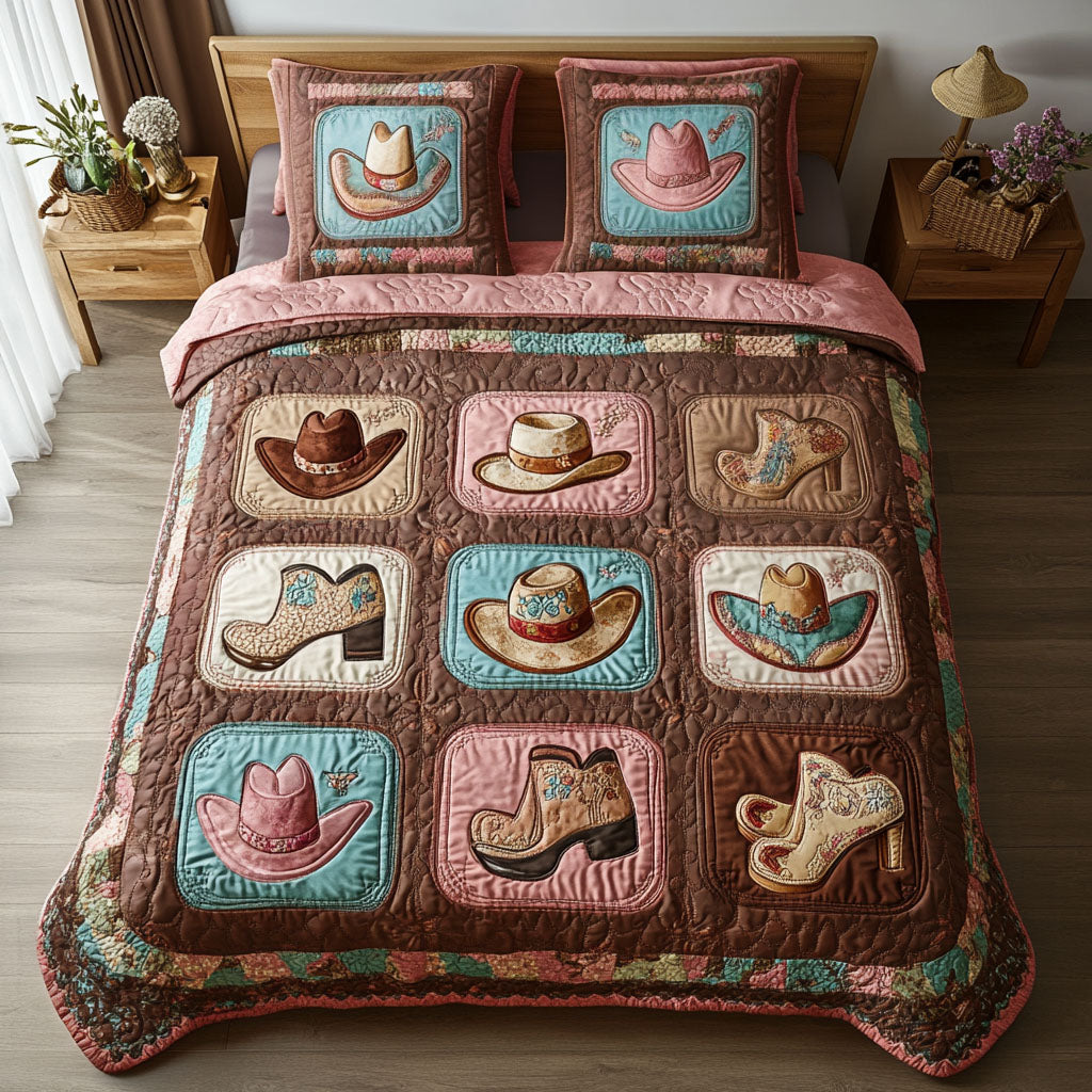 Frontier Heritage 3-Piece Quilted Bedding Set NCU0PT2540 – Vantique