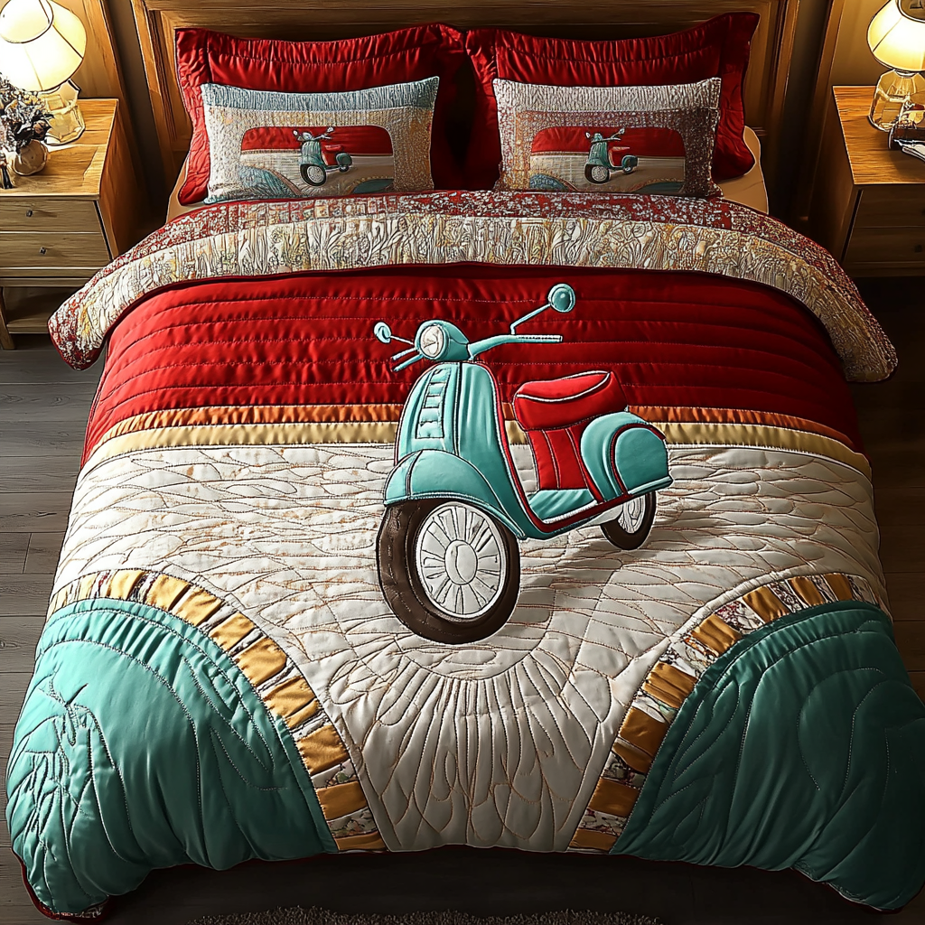 Fun Ride 3-Piece Quilted Bedding Set NCU0DK6152 – Vantique