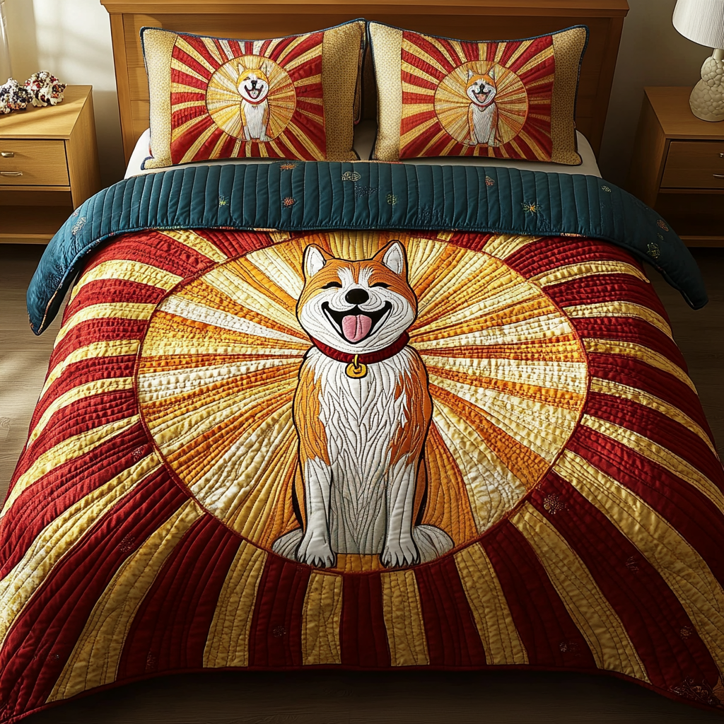 Furry Comfort 3-Piece Quilted Bedding Set NCU0VH2146 – Vantique