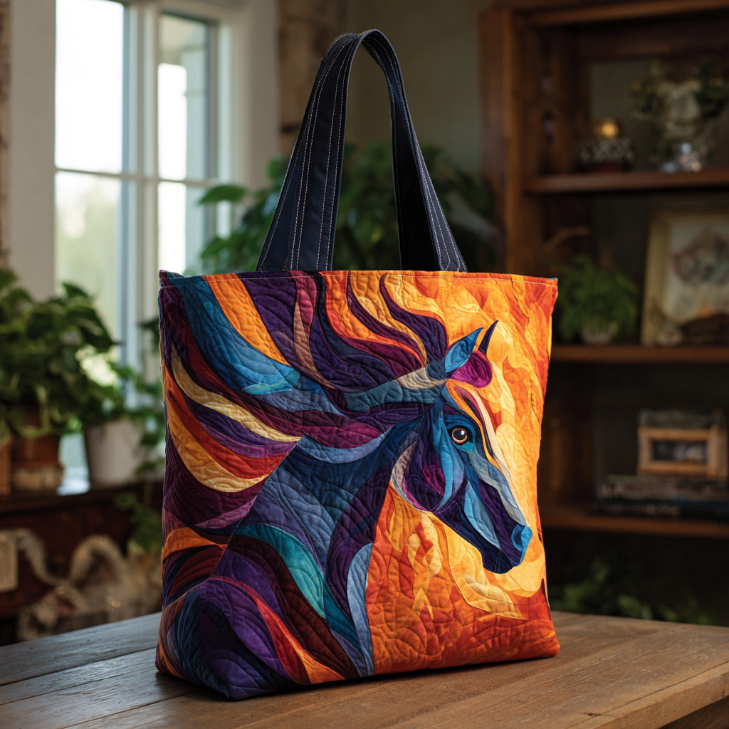 Gallop Grace Quilted Tote Bag NCU0DV7048 – Vantique