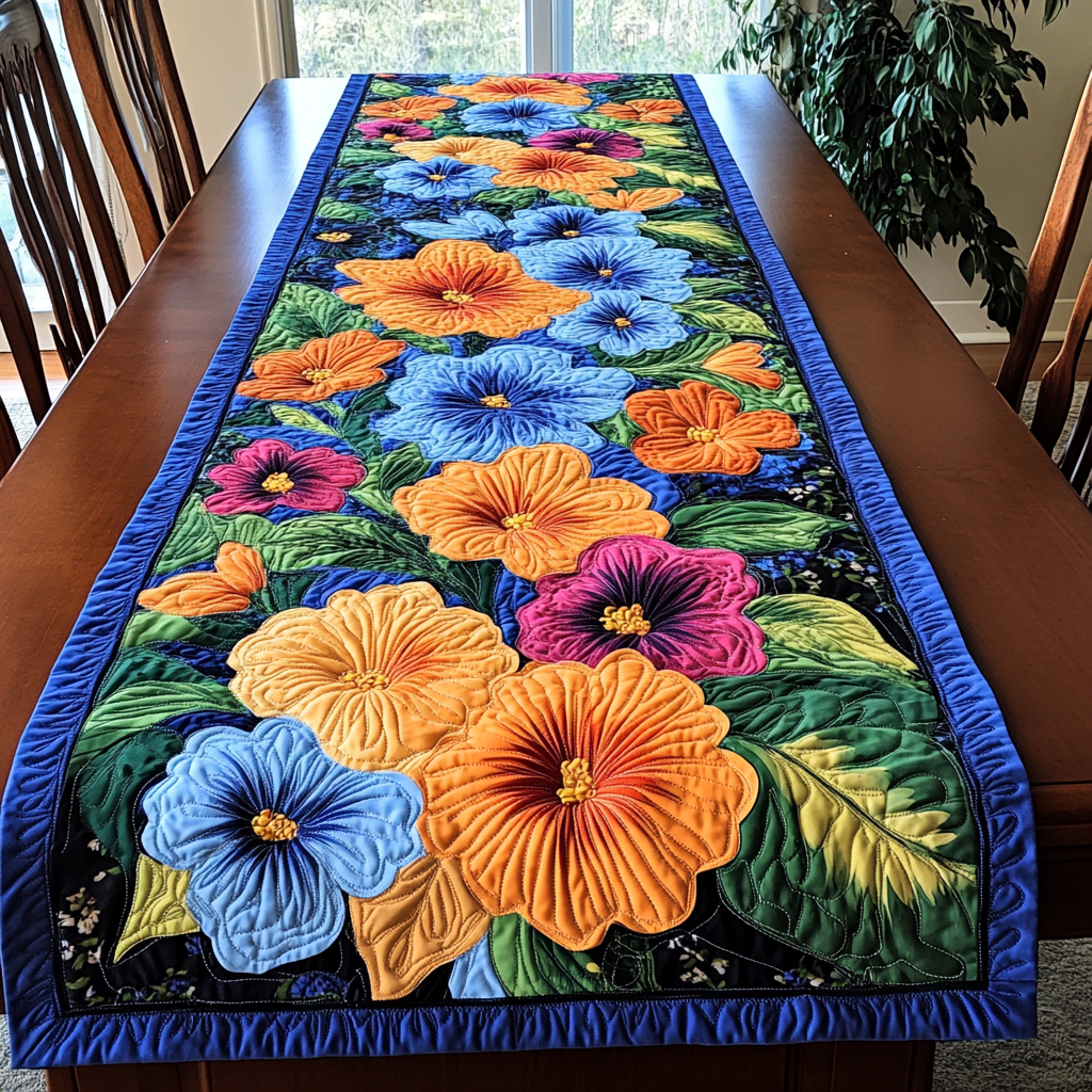 Garden Escape Quilted Table Runner NCU0DK6159 – Vantique