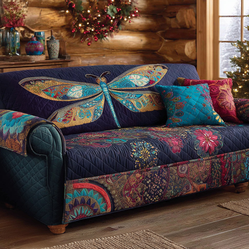 Gentle Wings Quilted Sofa Cover NCU0DV8642 – Vantique