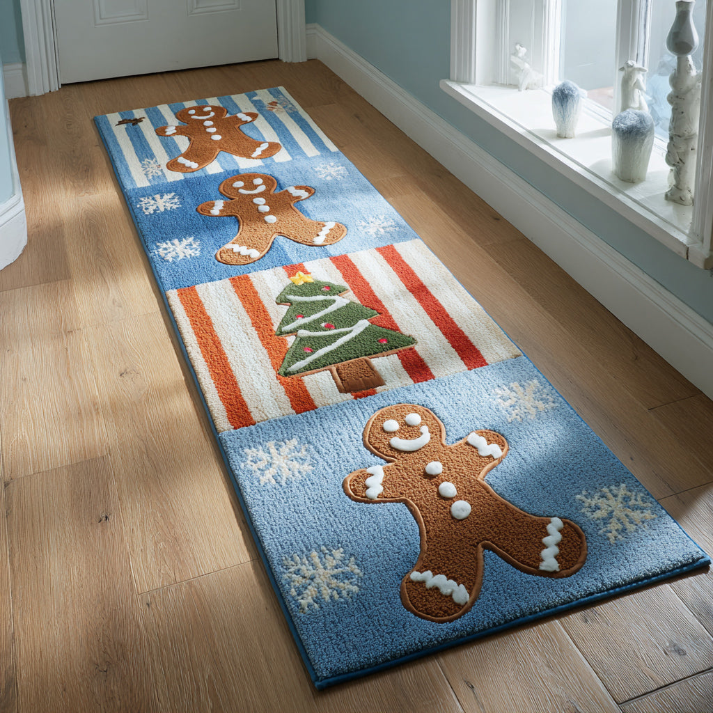 Gingerbread Man Frost Runner Carpet NCU0HH1352 – Vantique